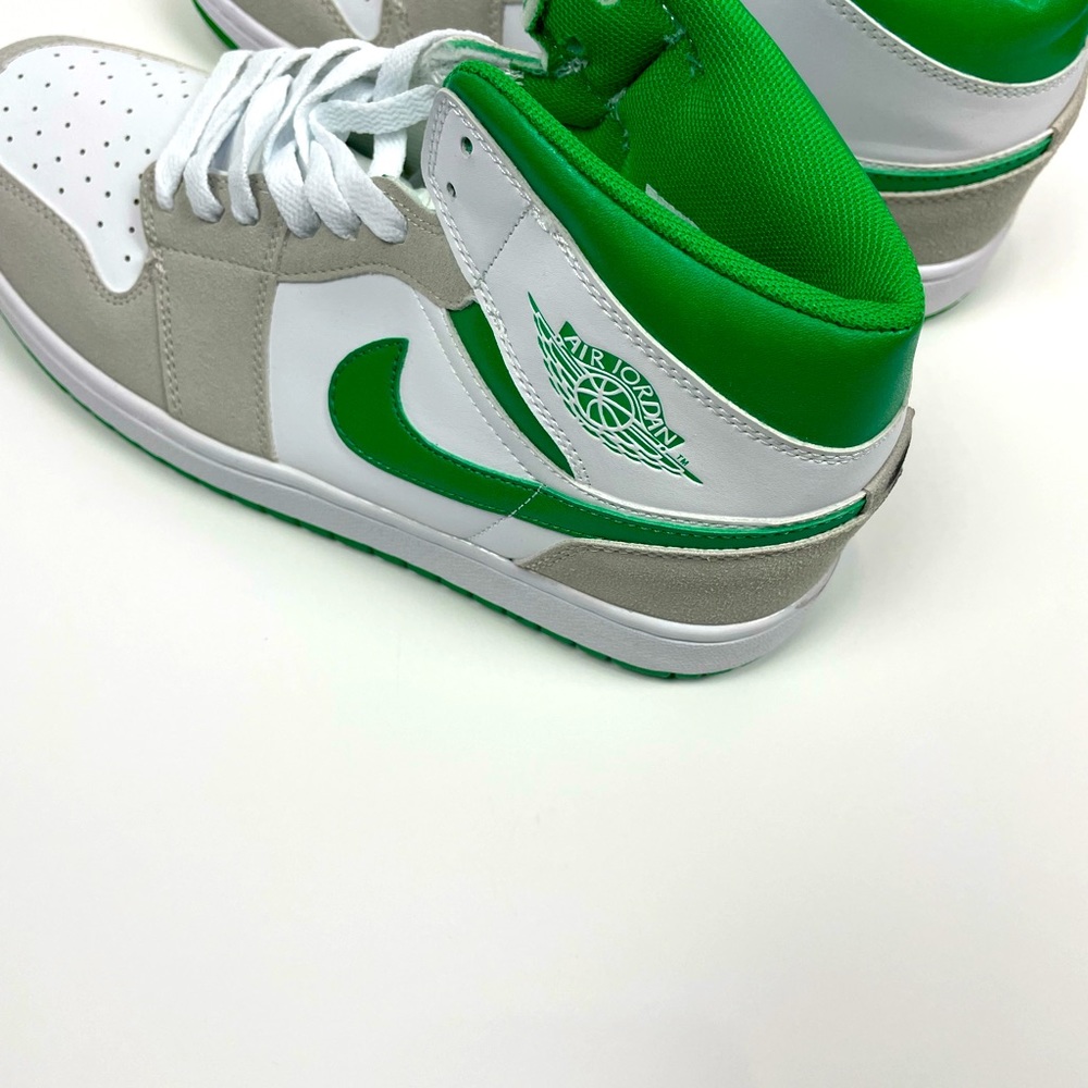 Air Jordan 1’s High Top Green And Grey Size 10 - Gem
